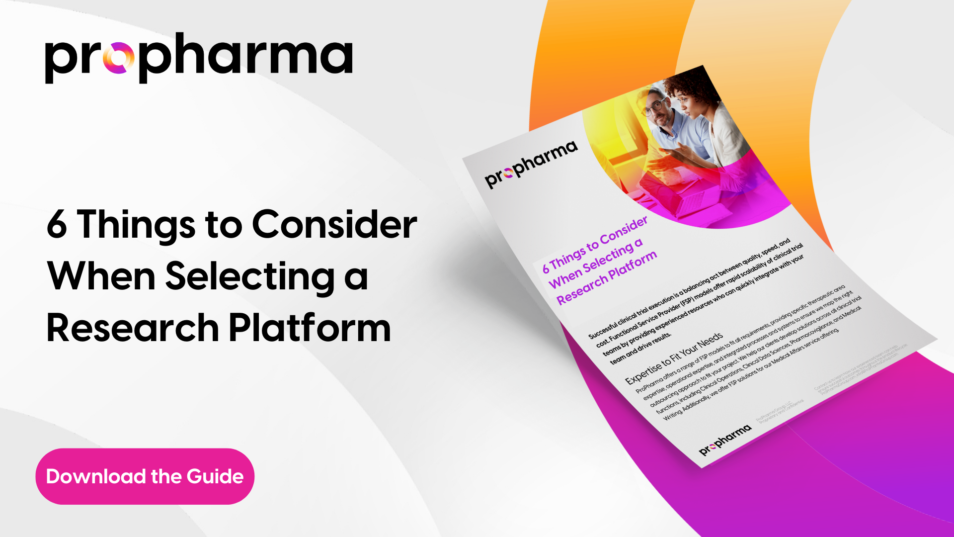 Guide to 6 Things to Consider When Selecting a Research Platform